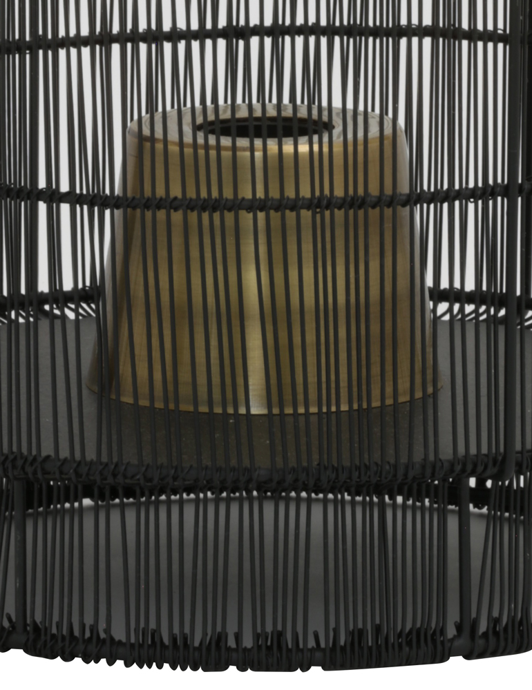 Lámpara de mesa de alambre Light & Living Gruaro - Lamparas en linea