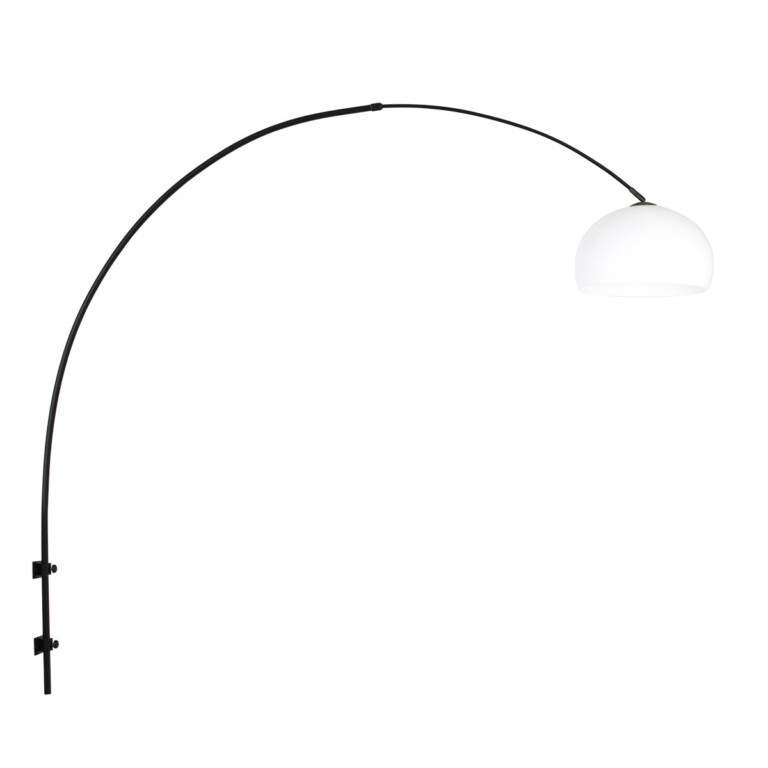 Lámpara de pared curva Steinhauer Sparkled light blanco y negro ...